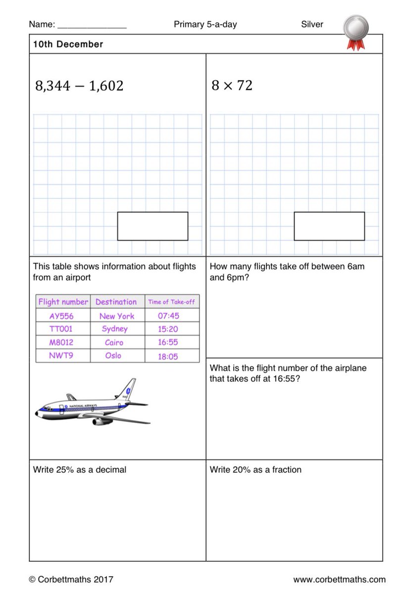 corbettmaths-on-twitter-primary-5-a-day-with-4-levels-of-difficulty