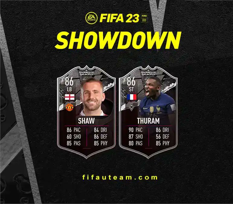 Fifauteam On Twitter New Showdown Today 🏴 86 88 Luke Shaw 🇫🇷