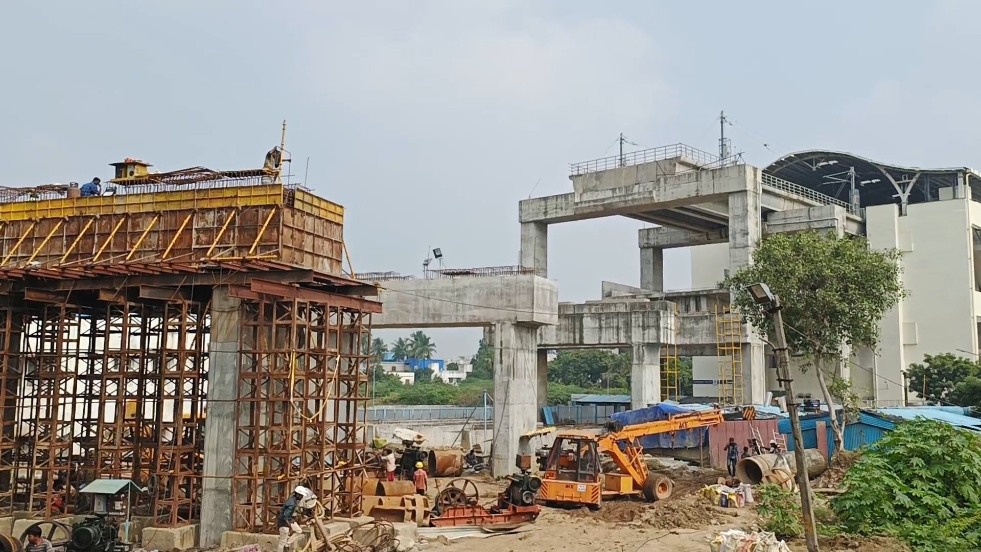 Tamil Nadu Infra on Twitter: "Chennai MRTS extension from Velachery to St. Thomas Mount - works ...