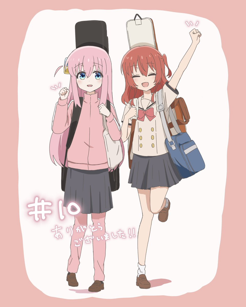 ぼっち・ざ・ろっく 10話 動画検査やらせていただきました。 各方面の方々に」うたののイラスト