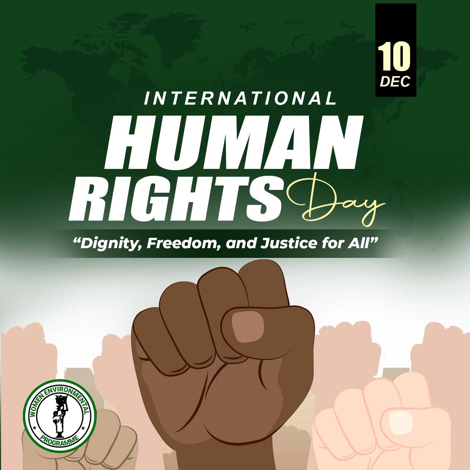 Poster On Equality And Justice For All