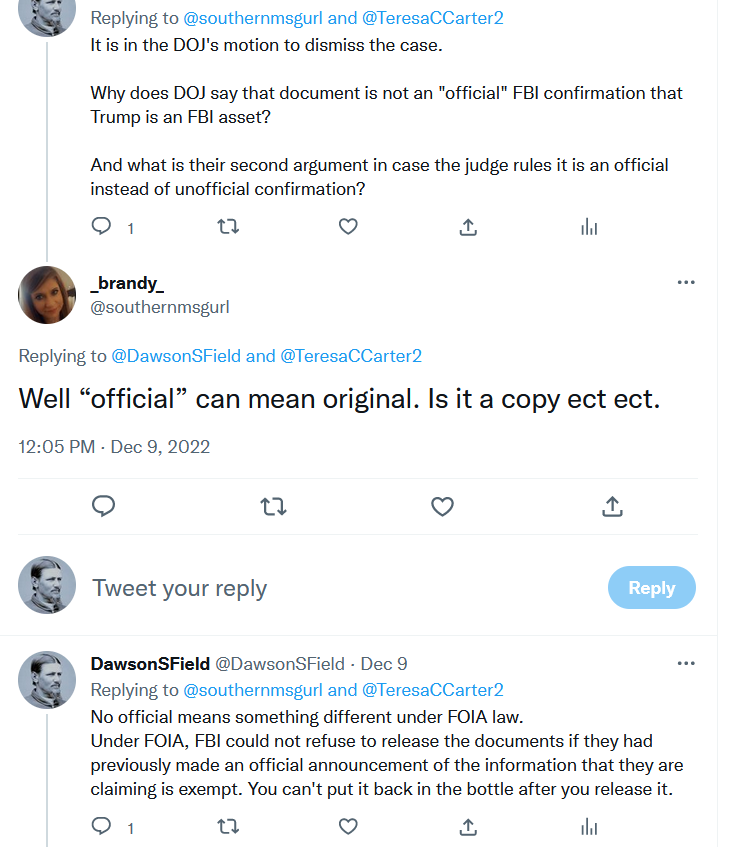 @southernmsgurl @SpiralCow @TeresaCCarter2 Uhm, you're the one who ...