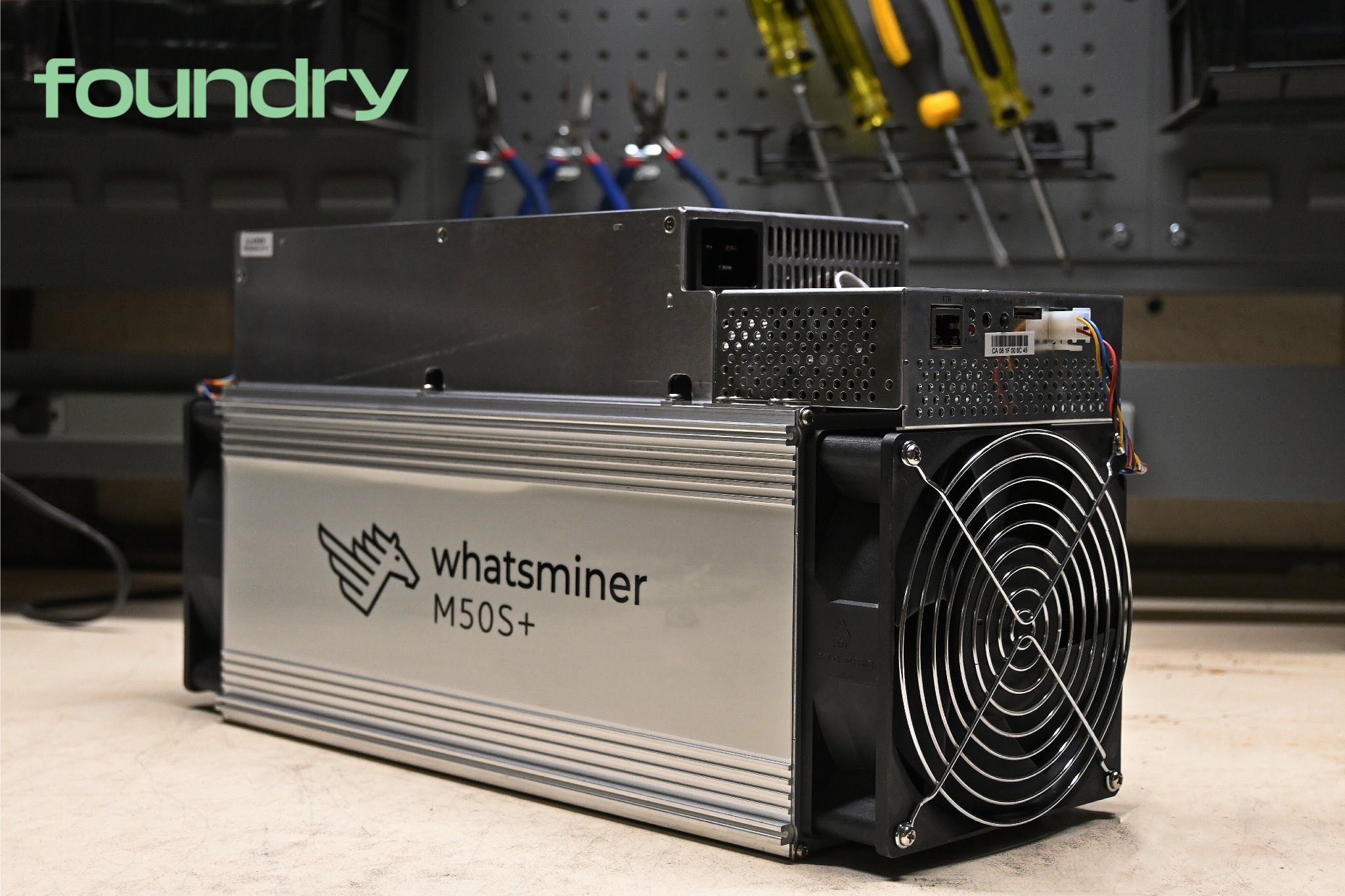 Foundry on Twitter: "1/ We are honored to be running the first-ever M50S+ from @Whatsminer_MBT ...