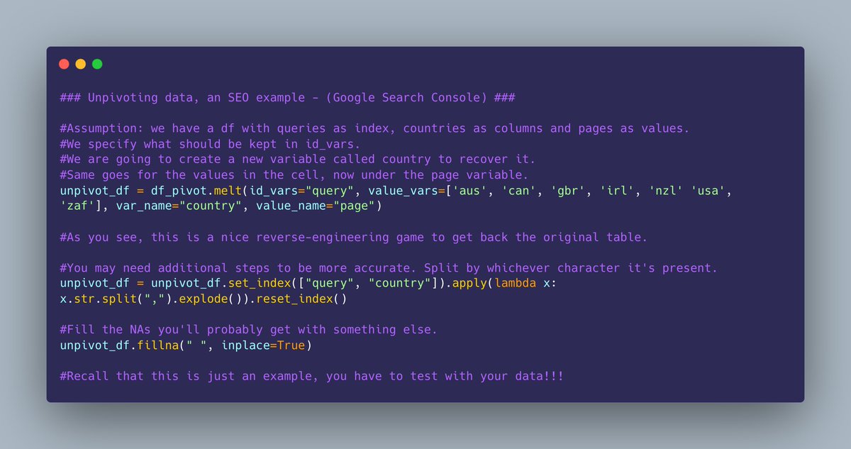 Some of the most common data operations to learn (examples in #Python ...