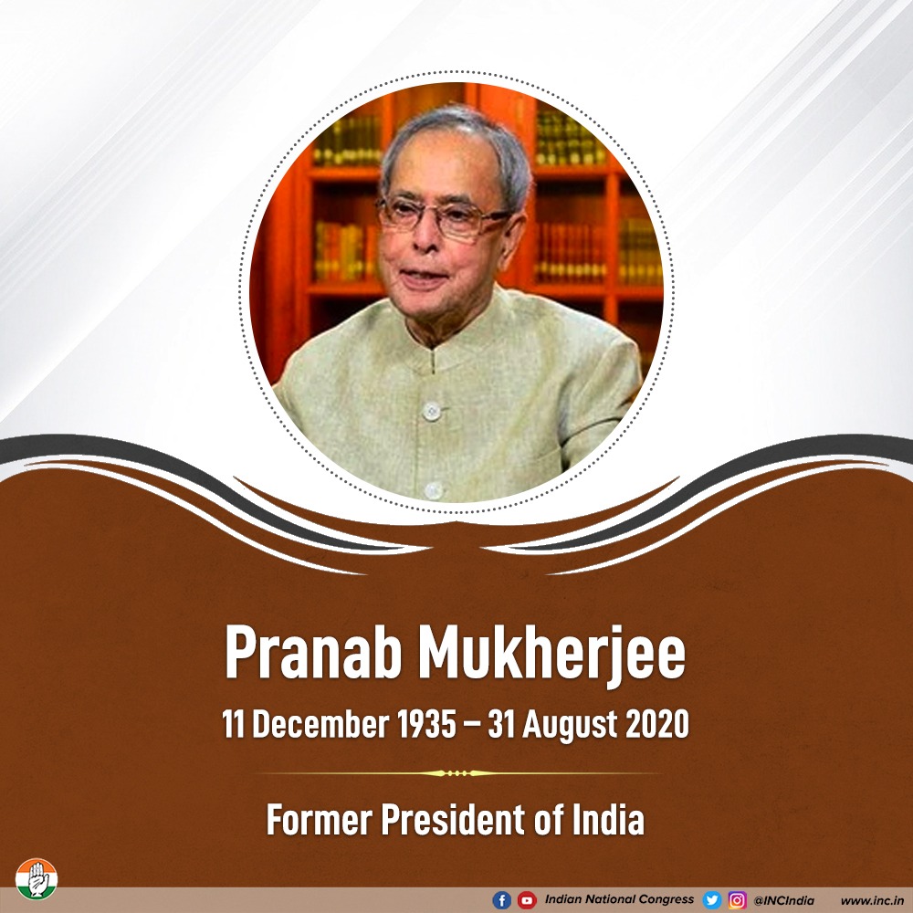 Congress on Twitter: "On his birth anniversary, we pay homage to the former President of India ...