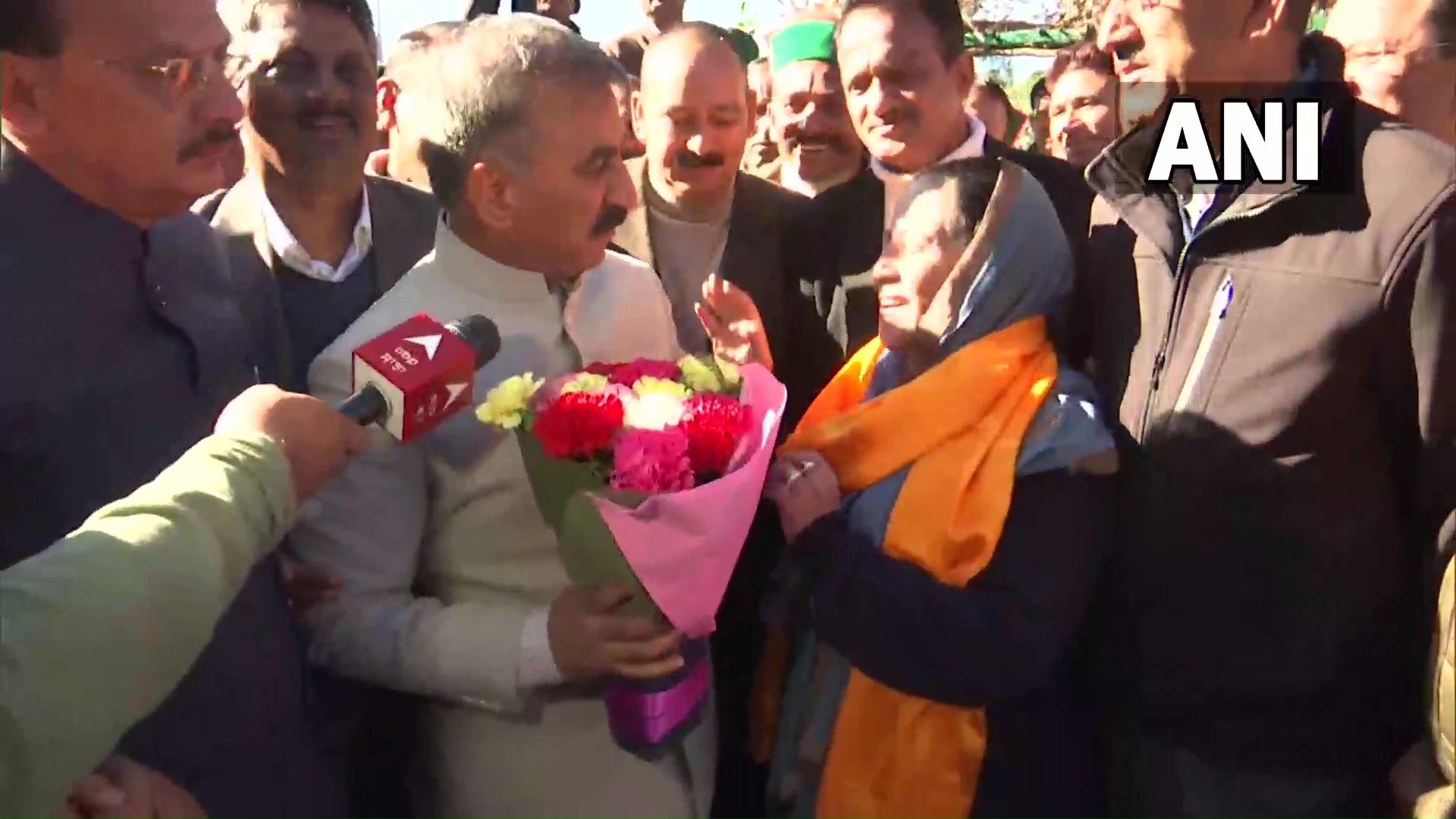 ANI on Twitter: "Shimla | Himachal Pradesh CM designate Sukhwinder Singh Sukhu meets State ...