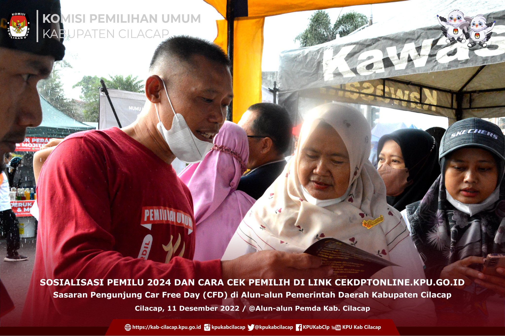 KPU Kabupaten Cilacap on Twitter: "Minggu (11/12/22) Sekretariat KPU Kabupaten Cilacap turut ...