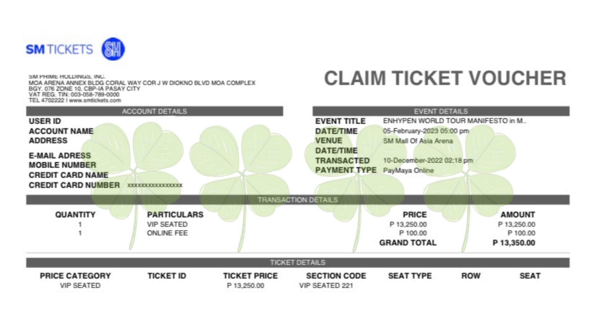 clover tickets (@clovertickets) / Twitter