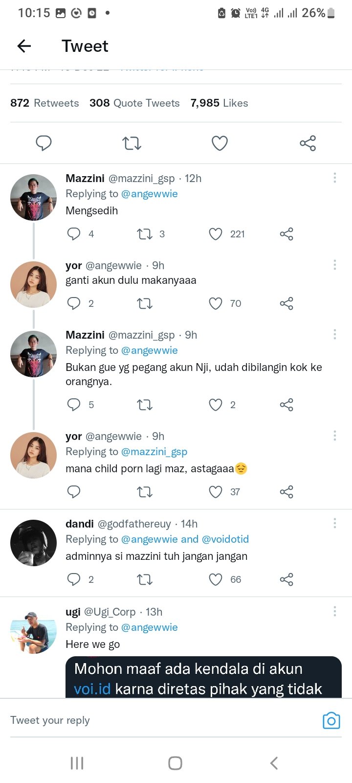 rigil on Twitter: "@voidotid Kalo gata orang dalem sih ga diretas yah. Sa ae https://t.co ...