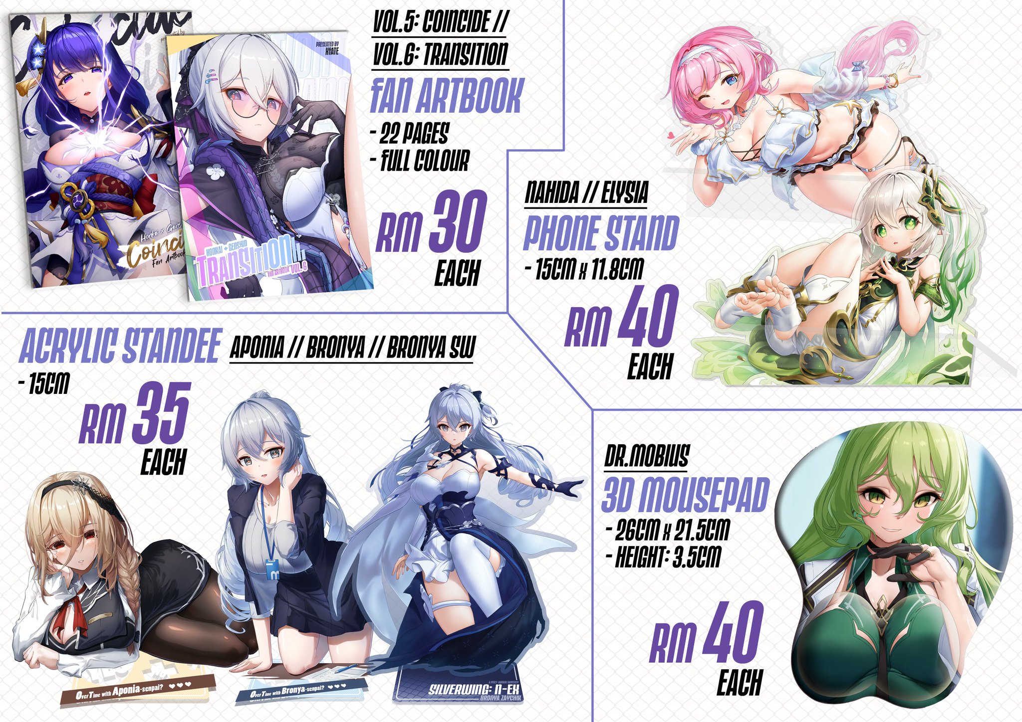 xFate on Twitter: "COMIC FIESTA 2022 IS AROUND THE CORNER!!! (--and this is xFate's full merch ...