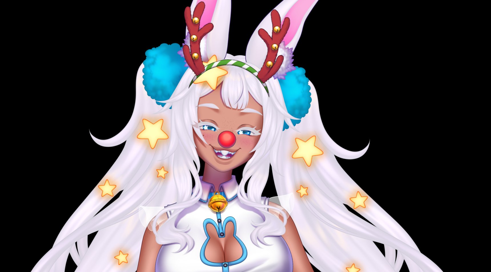 🐰🌙Uzu🌙🐰VTUBER on Twitter: "Uzu the red nose Reign-bunny https://t.co/m0esGL1Asx" / Twitter