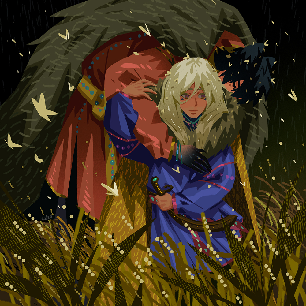 「new pinned tweet! i'm cx, thanks for vis」|cx (very ready to graduate)のイラスト