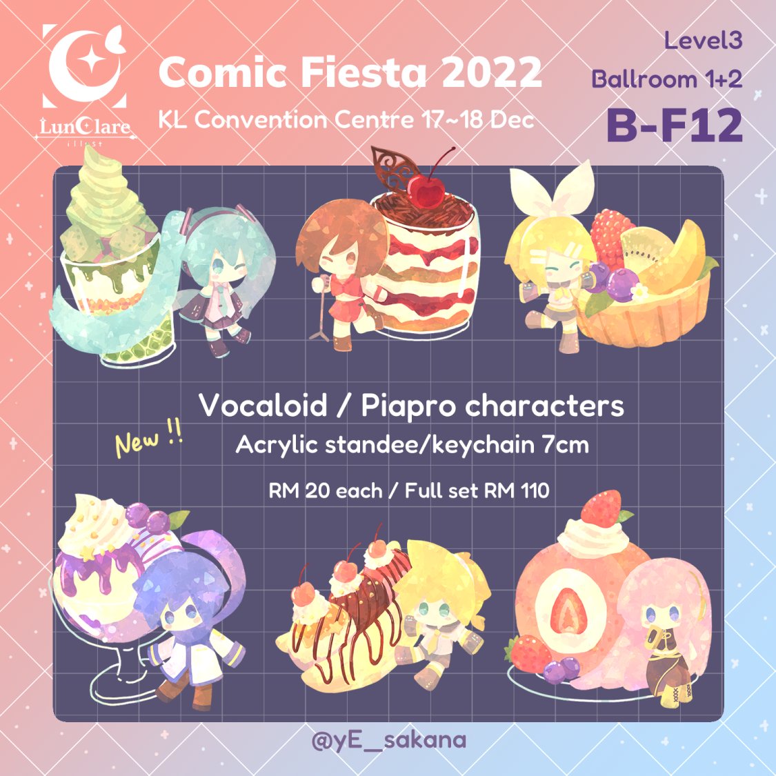 yE【サカナワイ】 on Twitter: "[CF2022 Catalogue] (1/2) yE's merch catalogue for #comicfiesta2022!! Our ...