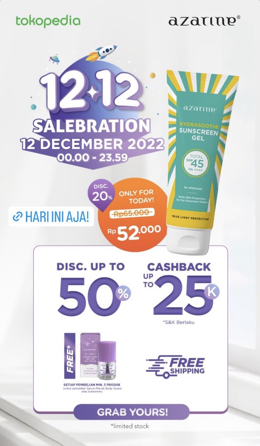 BerburuSale - Base Diskon Kukka on Twitter: "Promo diskon Dear Me Beauty 12.12 Tiktok shop https ...