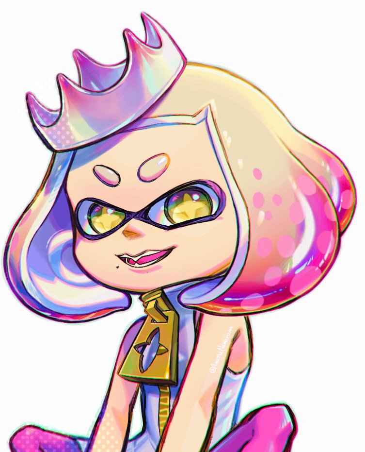 ヒメストリートファイター 「スプラトゥーン2ヒメちゃんヒメちゃん 」甘党なめるんのイラスト