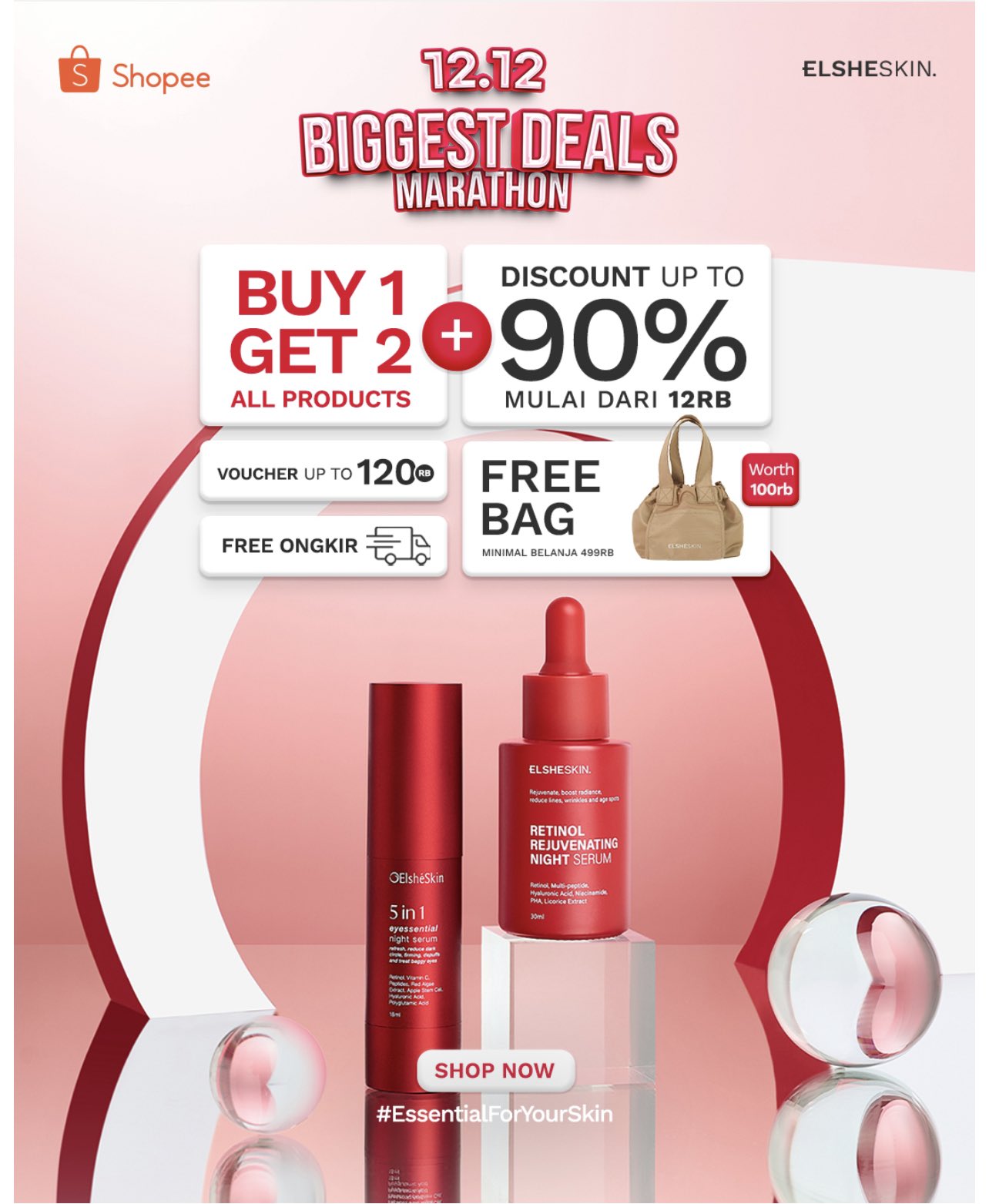 BerburuSale - Base Diskon Kukka on Twitter: "Promo diskon Dear Me Beauty 12.12 Tiktok shop https ...