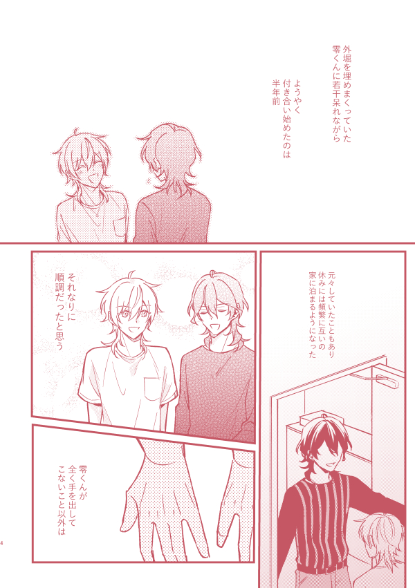 零薫「【12/18ブリデ36零薫新刊①】薫くんに片想いする零ちゃんがサンドストームの後」Leo♌8/20 I27aの漫画