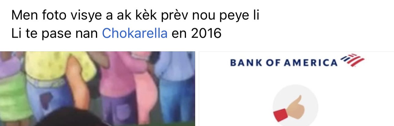 Carel Pedre on Twitter: "Yon envite ki pase nan chokarella depi 2016. Jouk kounye a chak fwa ...