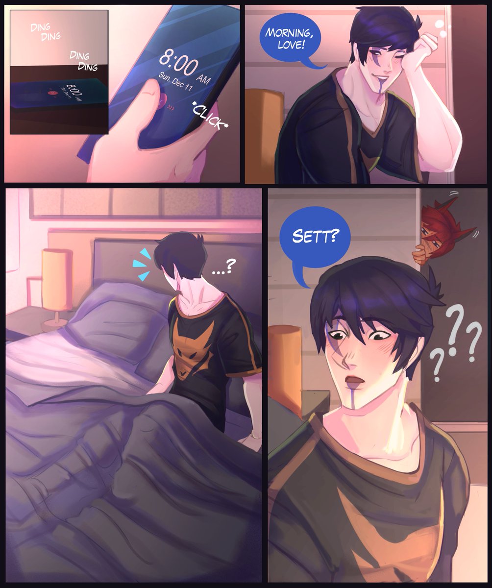 「The two sides of dating Sett #settphel #sett #aphelios 」🌻🌾 Mango Bango 🌾🌻の漫画