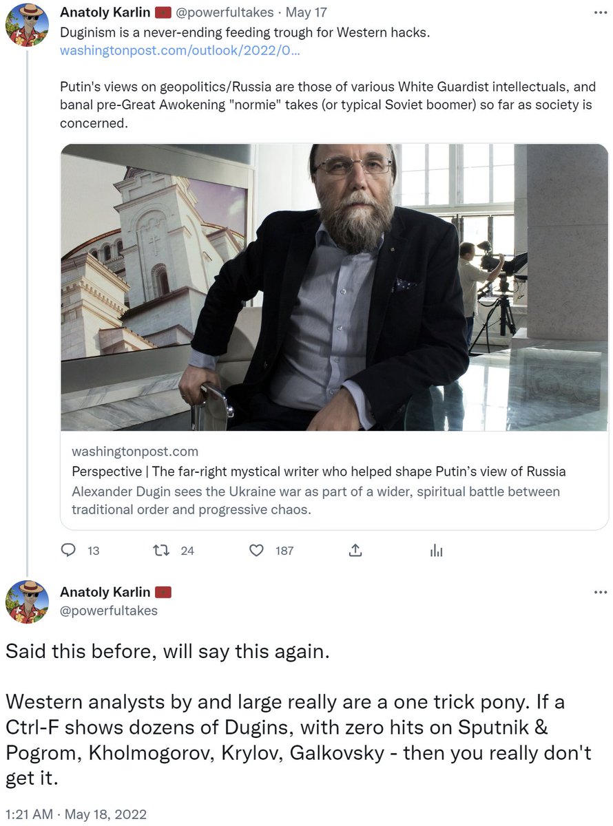 Anatoly Karlin 🇲🇦 on Twitter: "LOL. Well I agree with Galeev on one thing, all else aside ...