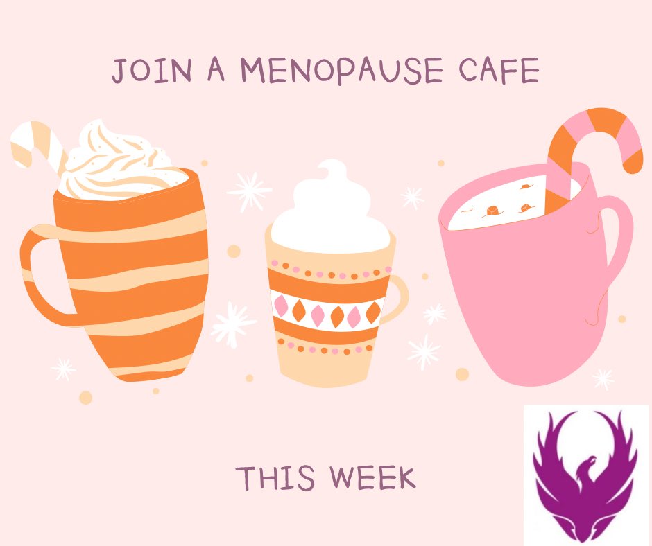 Gather to eat cake, drink and discuss menopause