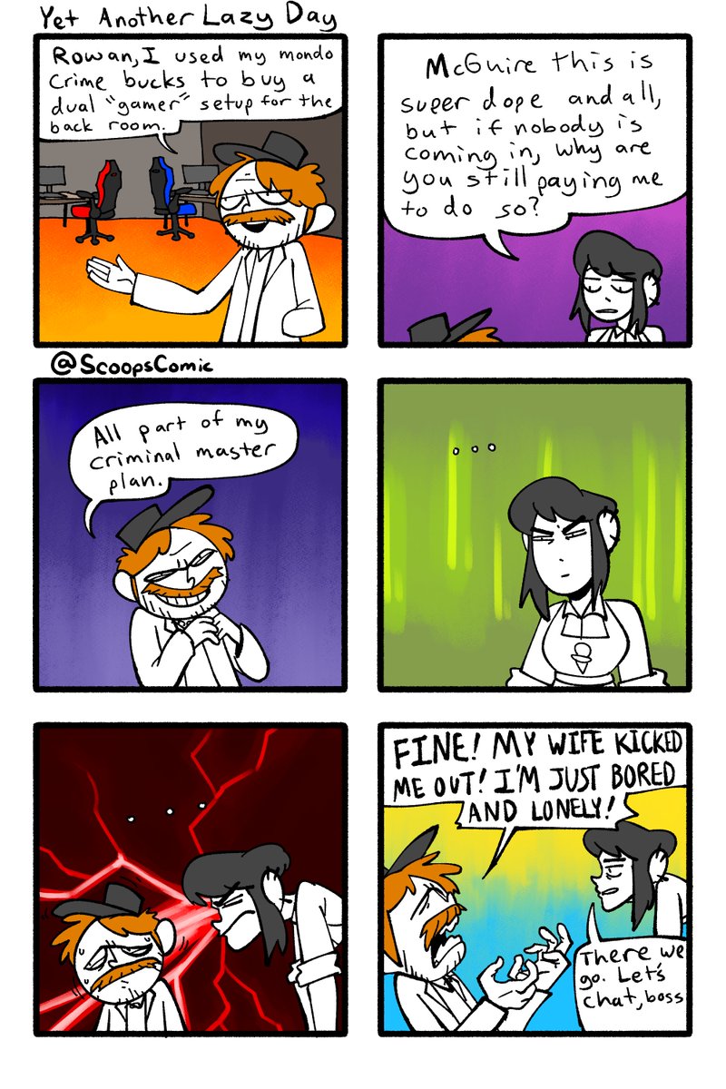 Scoops Comic🍨🍦🍧 on Twitter: "257. Just Another Lazy Day"