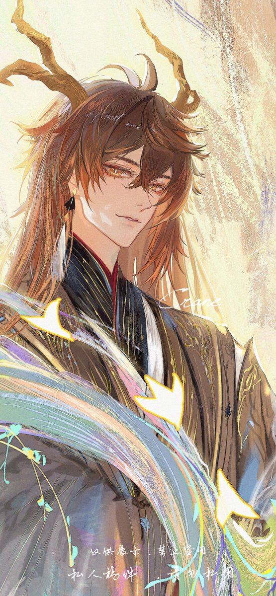Crane On Twitter 原神イラスト Genshinimpact 原神 钟离 Zhongli 是钟离的生贺图 是尾巴家的砖 目前都是图的一部分 全图等生日的时候发hhh