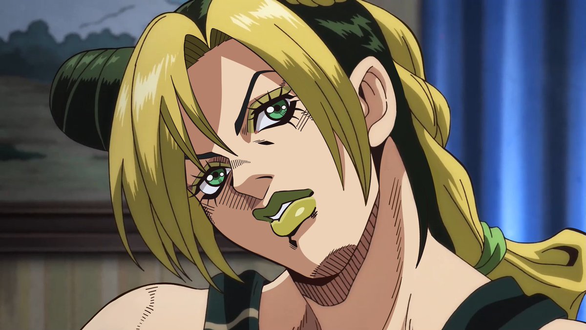 ๐๐๐ฆ๐ทโฝryukman Artโฝ๐ฆ๐ท๐๐ On Twitter Rt Hachurart Tweaked This Jolyne Frame From Episode 26 To