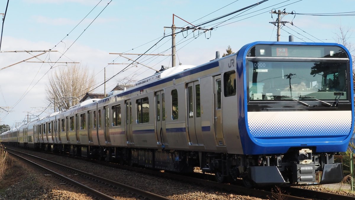 クロテツ007 on Twitter: "12月12日(月) E235系1000番台F-22編成 がJ-TREC新津を出場、新津～羽生田で試運転。羽生田駅付近で撮影。試6420Mは、新潟地区 ...