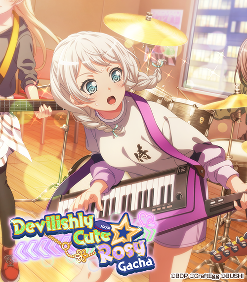 BanG Dream! GBP on Twitter: "Introducing New ★4 Eve from Devilishly Cute☆Rosy Gacha! "We have ...