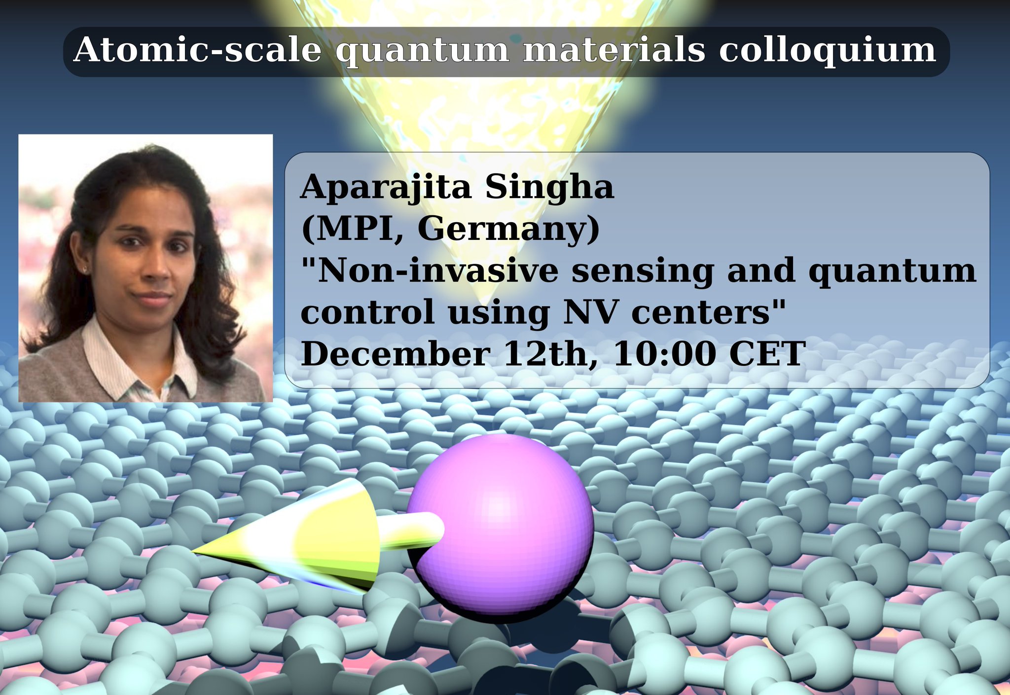 Atomic Scale Physics on Twitter: "See you soon at the Atomic-scale quantum materials colloquium ...