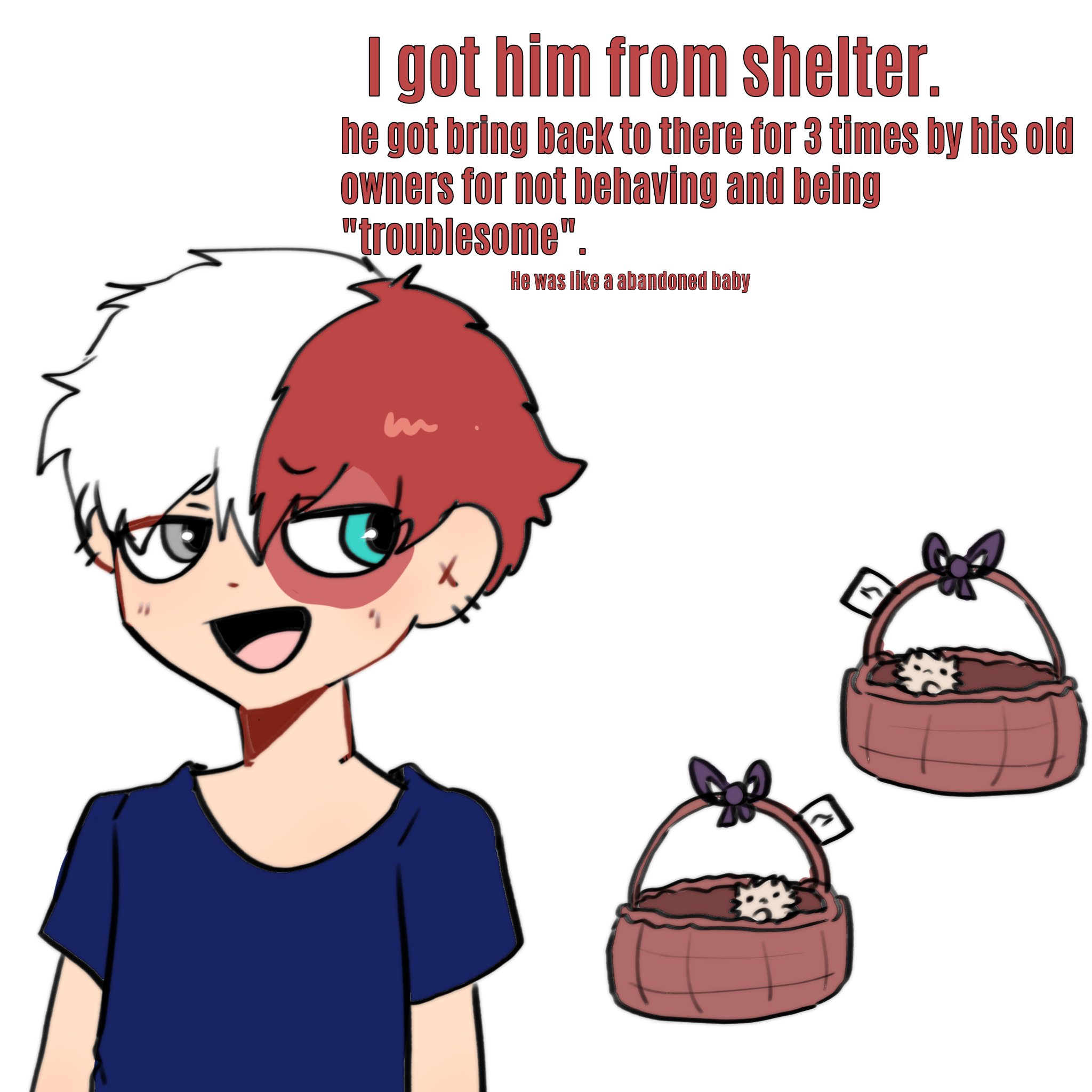 pochi¡•KTDK• on Twitter: "Little Catchan was smol yet troublesome so no one wanted his pissy ...