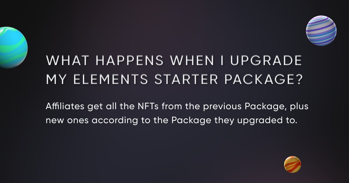 CROWD1 Official on Twitter: "When you upgrade your Elements Starter Package, you will get all ...