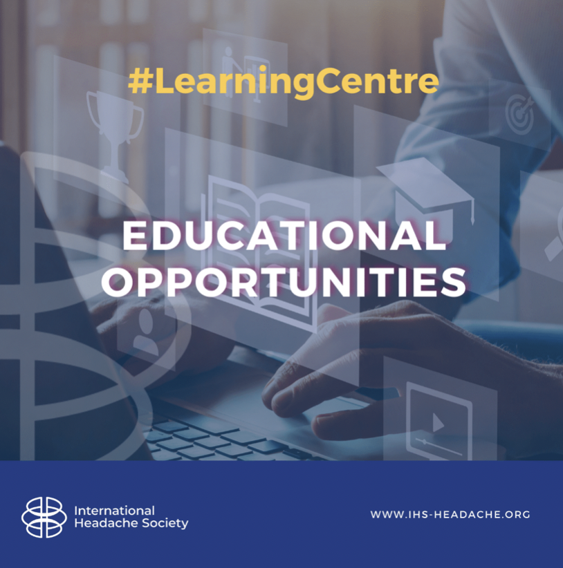 International Headache Society on Twitter: "Do you want to immerse yourself in Headache Science ...