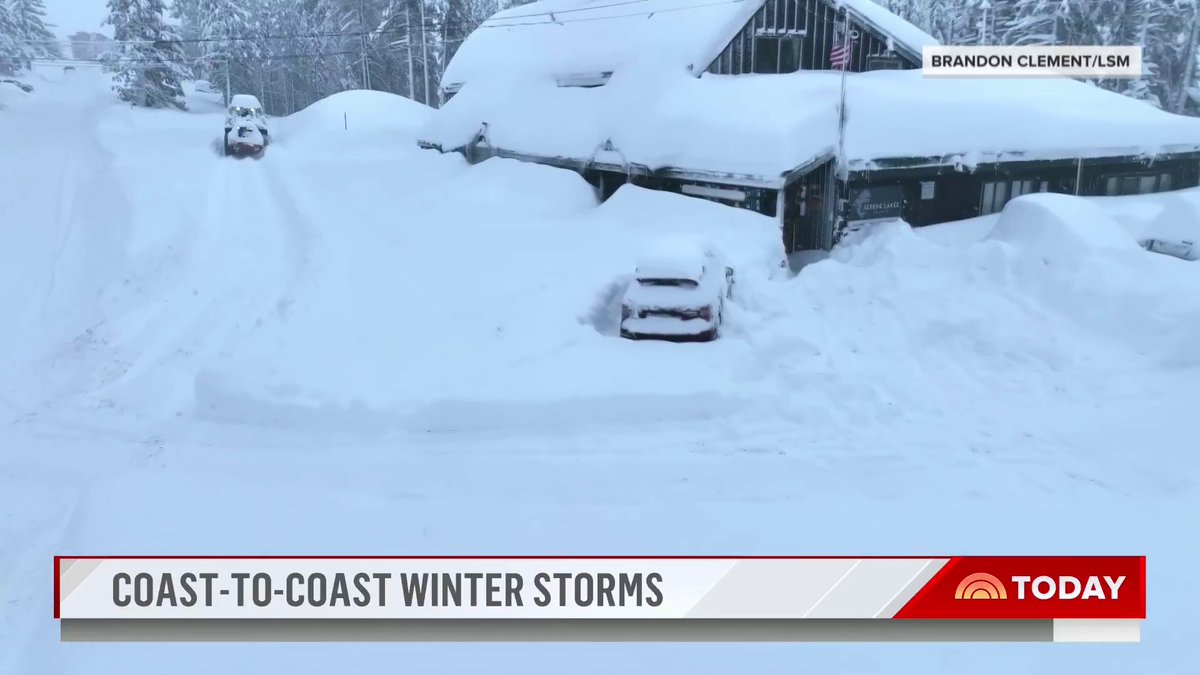 A relentless winter storm is powering its way from coast to coast ...