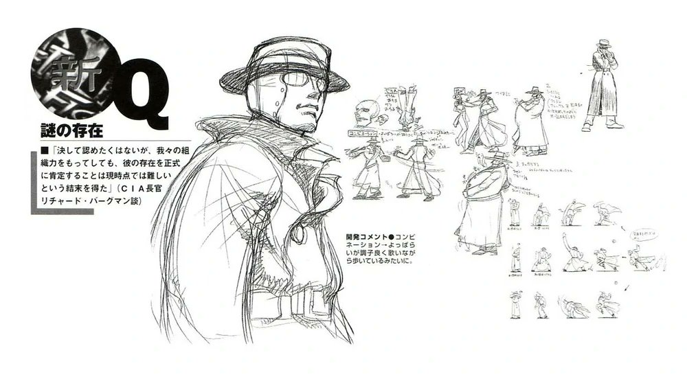 Daily Street Fighter 3 Art on Twitter: "Q 3rd Strike concept art Artwork by Daigo Ikeno ...