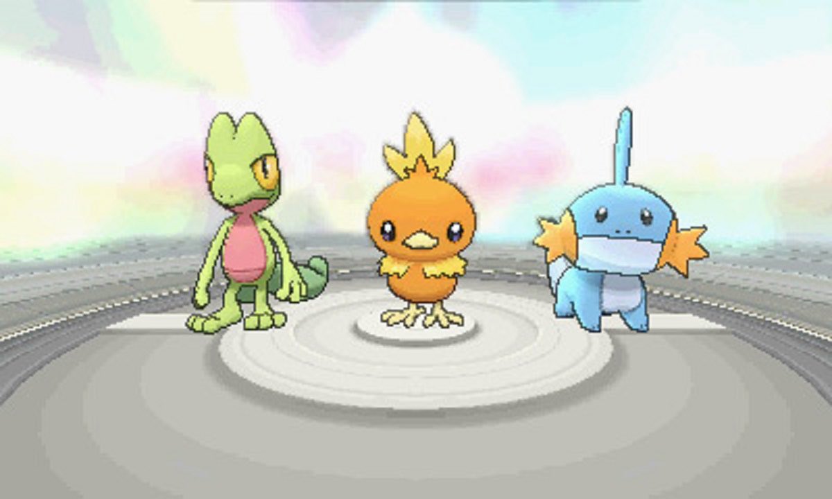 Hoenn Region Starter Pokemon