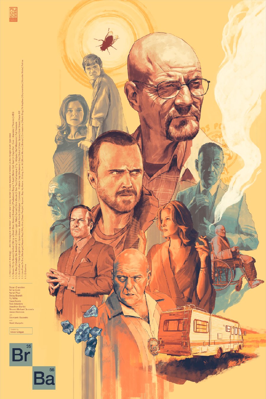 Aurelio Lorenzo on Twitter: "To finish the year I'm finally going to show my Breaking Bad poster ...