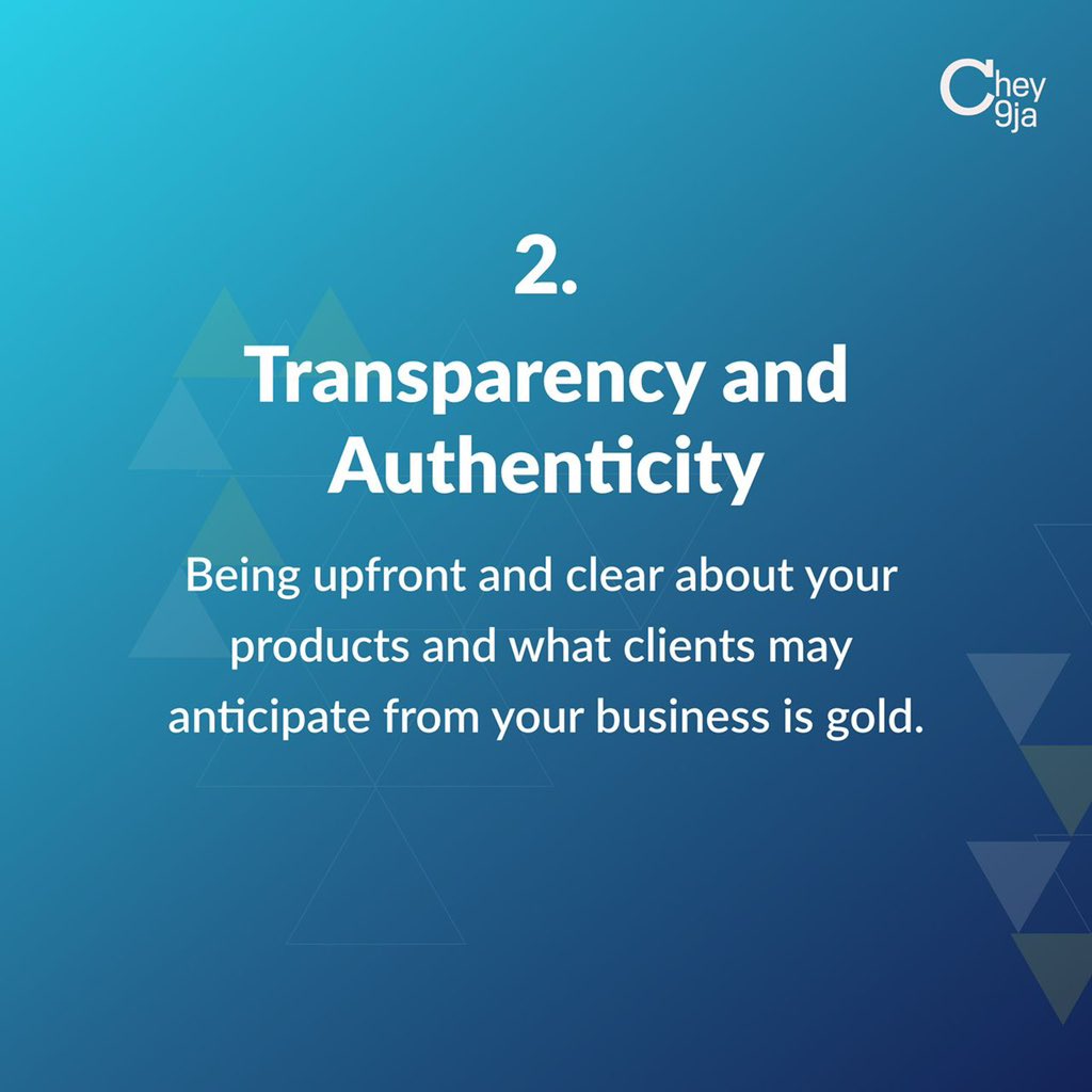 6 WAYS TO WIN YOUR CLIENT' TRUST A thread 🧵 - المسلسل من Chiedu Okpala ...
