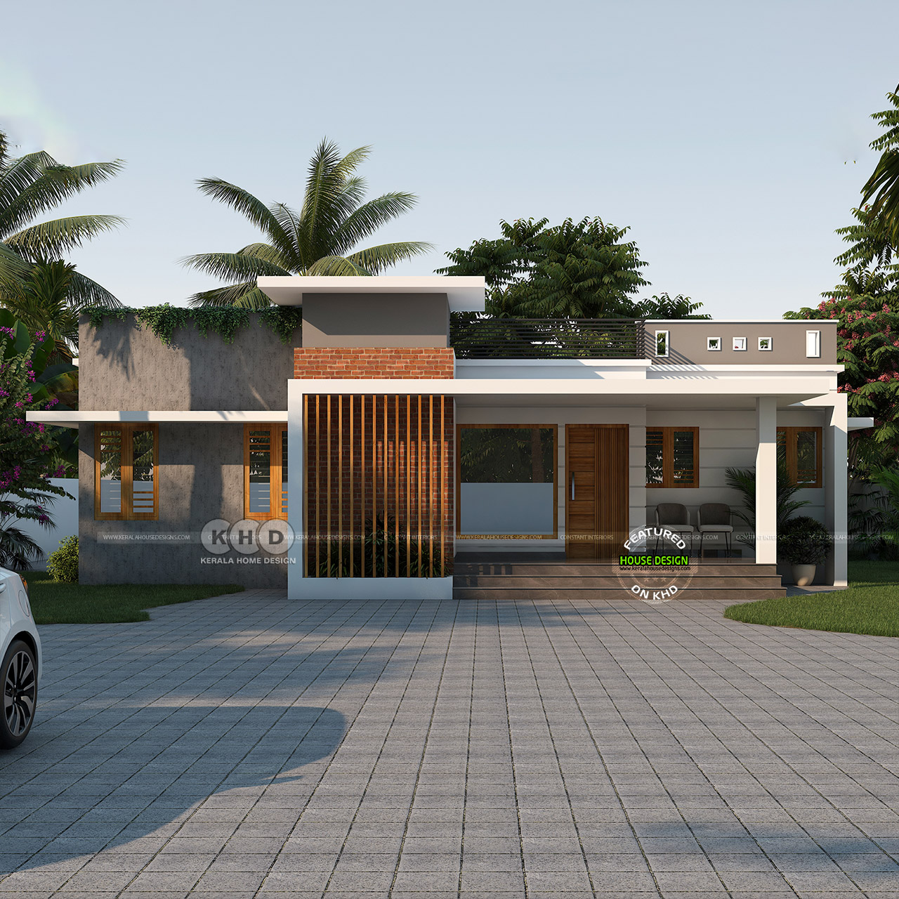 Contemporary Single Floor Kerala House Design Top 10 Best Modern