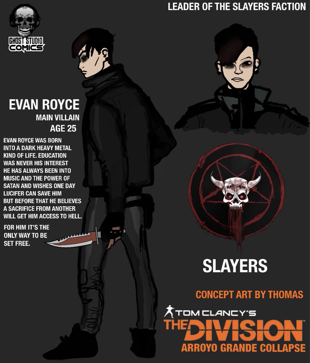 Ghost Studio Comics on Twitter: "Evan Royce (Main Villain) ️ @UbiMassive"