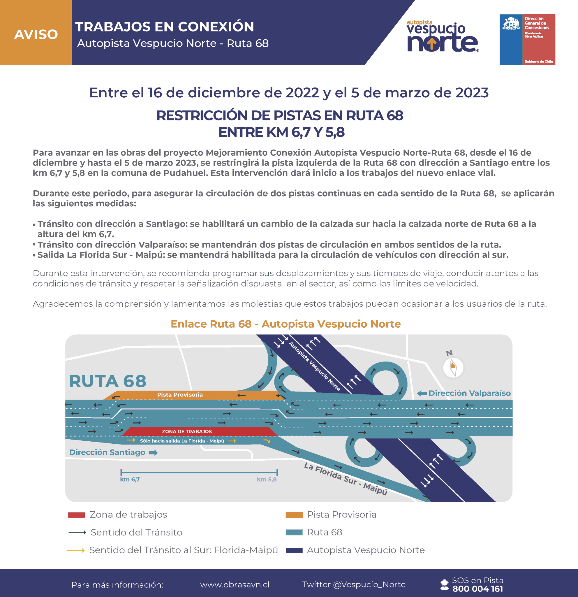 Autopista Vespucio Norte on Twitter: Autopista Vespucio Norte on Twitter: