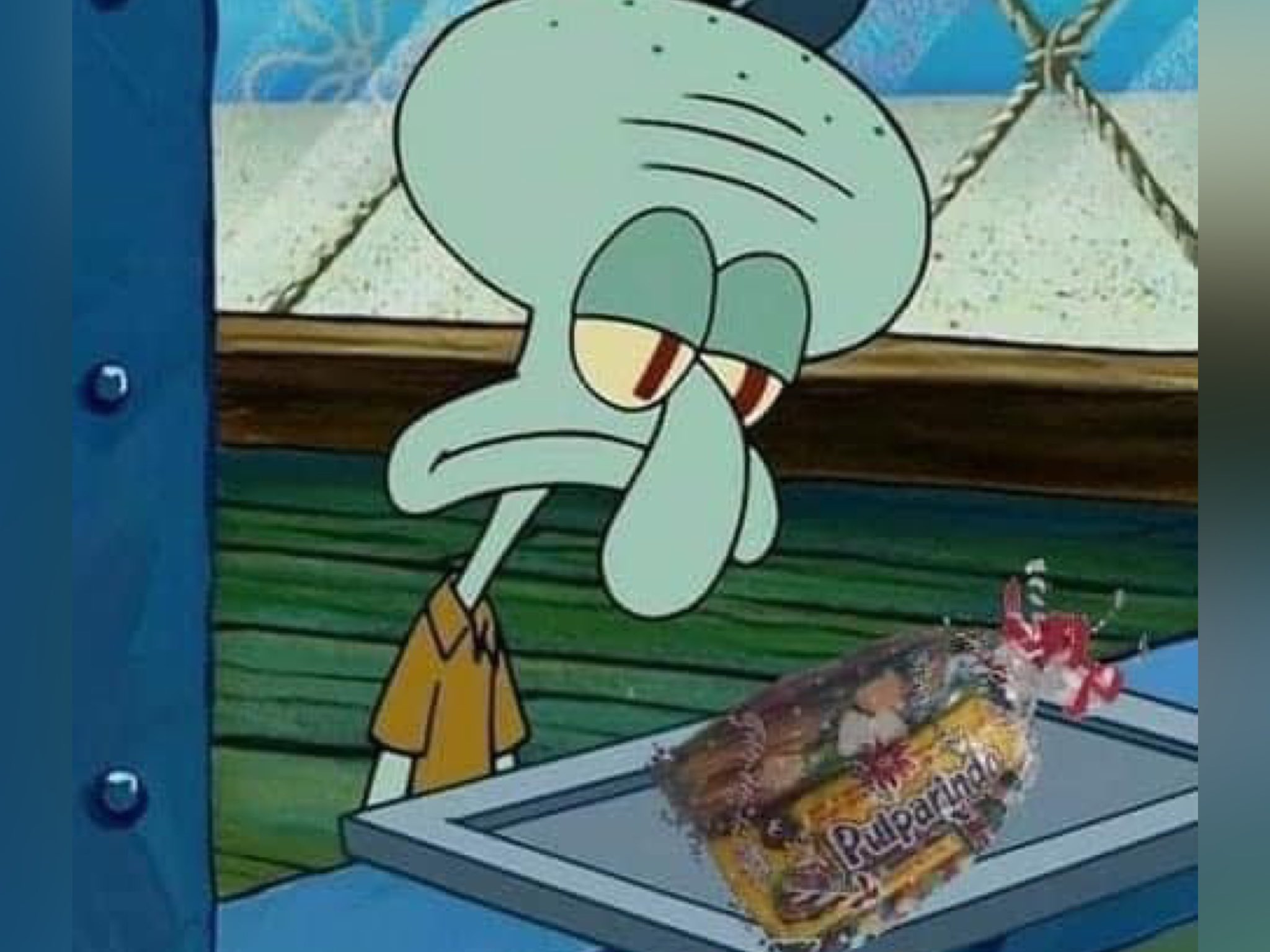 Squidward Crying Onions