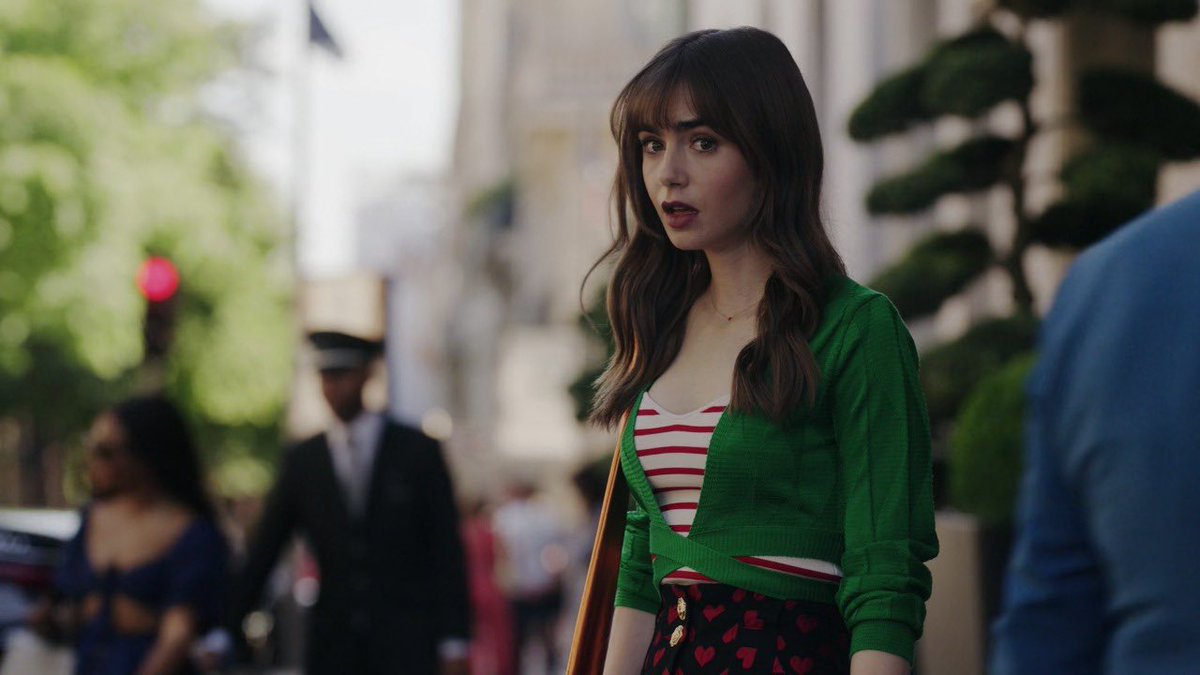 Emily in Paris stills SlasherMan @neongiallo