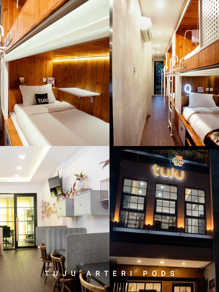 Hotel tipe cabin/capsules itu penyelamat budget buat solo travellers ...