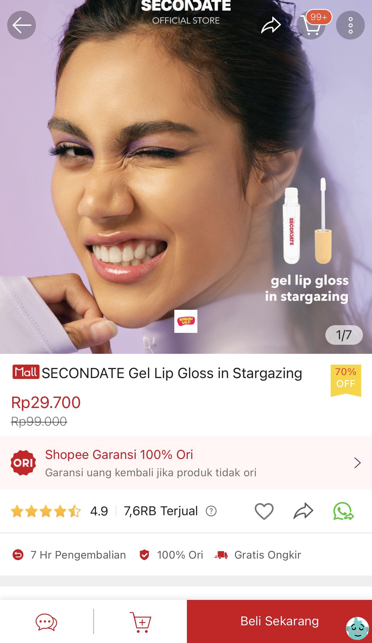 BerburuSale - Base Diskon Kukka on Twitter: "/info lipgloss second date diskon 70% https://t.co ...