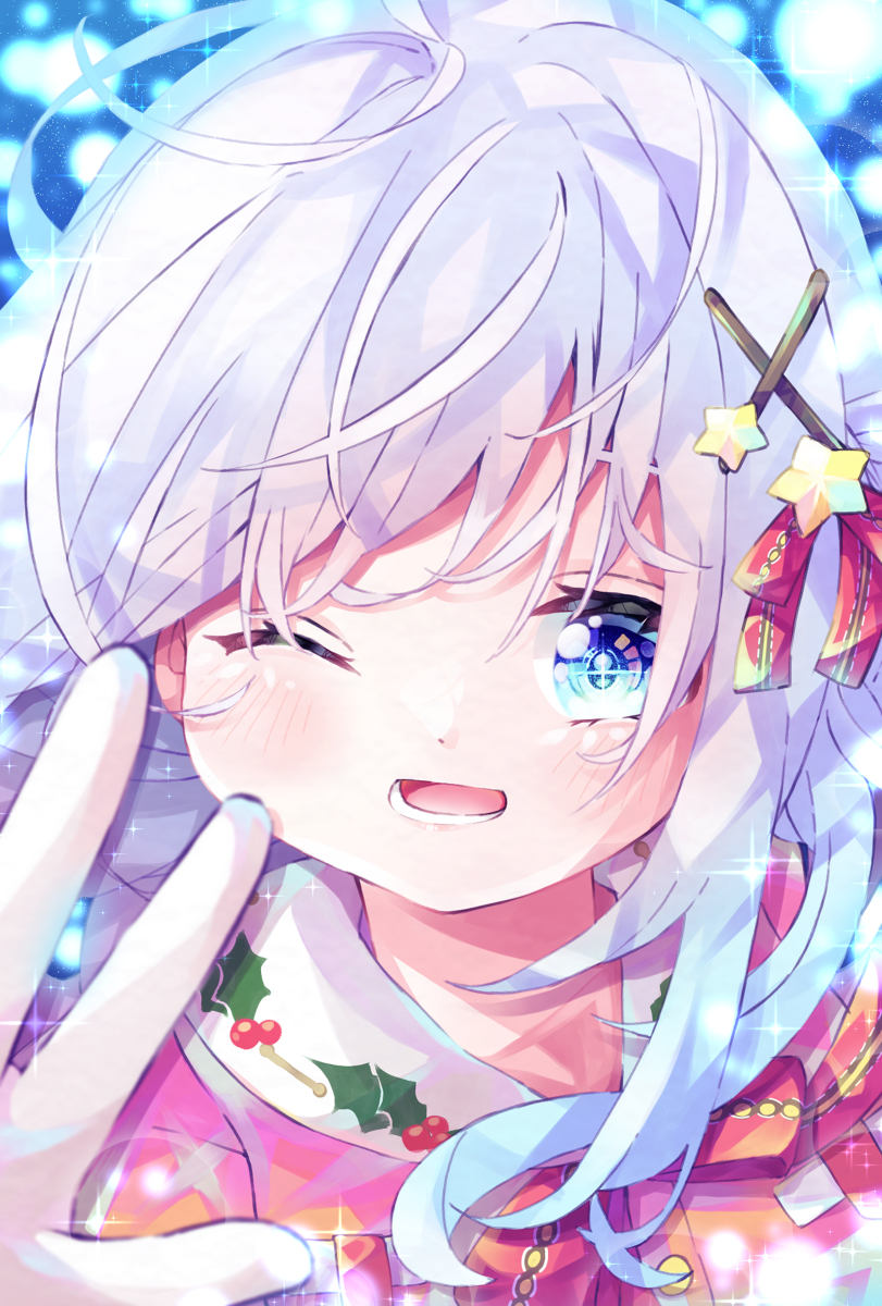 「メリークリスマス #ごちうさ #ご注文はうさぎですか? #チノ #香風智乃 #ク」|うるふぁす C101 1日目 東 D－22bのイラスト