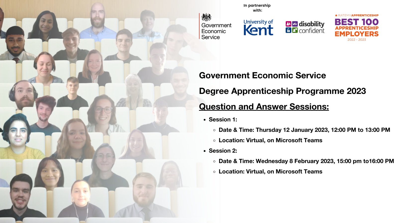 Government Economic Service (GES) on Twitter: "Need support with your GESDAP application? Join ...