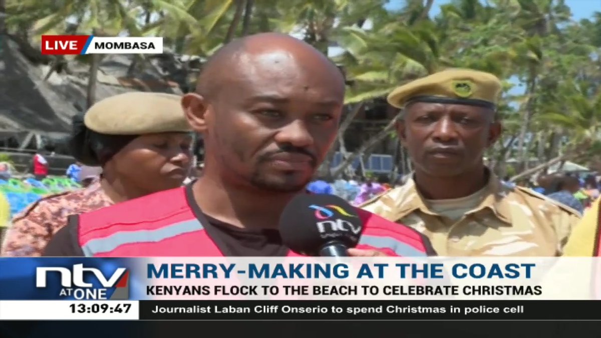 NTV Kenya on Twitter: "Merry-making at the Coast Kenyans flock to the beach to celebrate ...