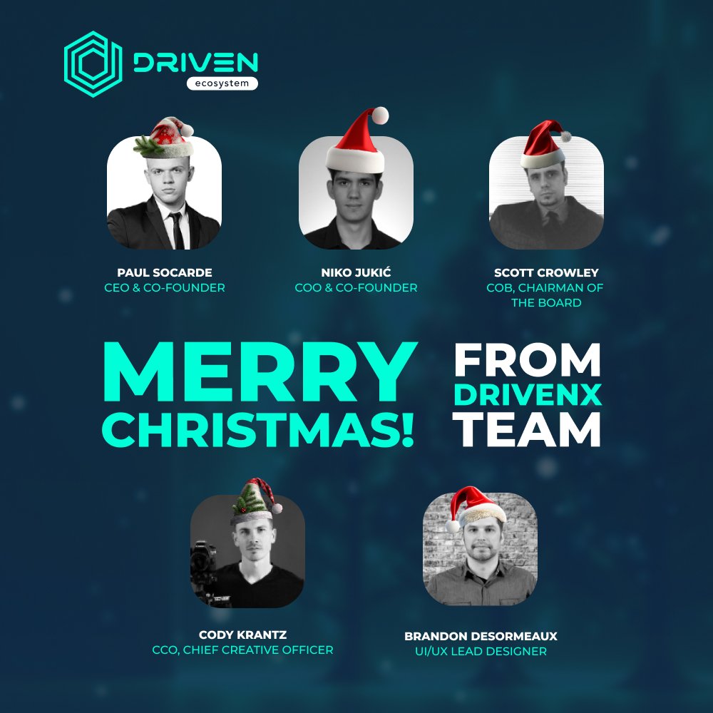 DRIVENx on Twitter: "Merry Christmas from the DRIVEN team to everyone in our community! ️🙏 May ...